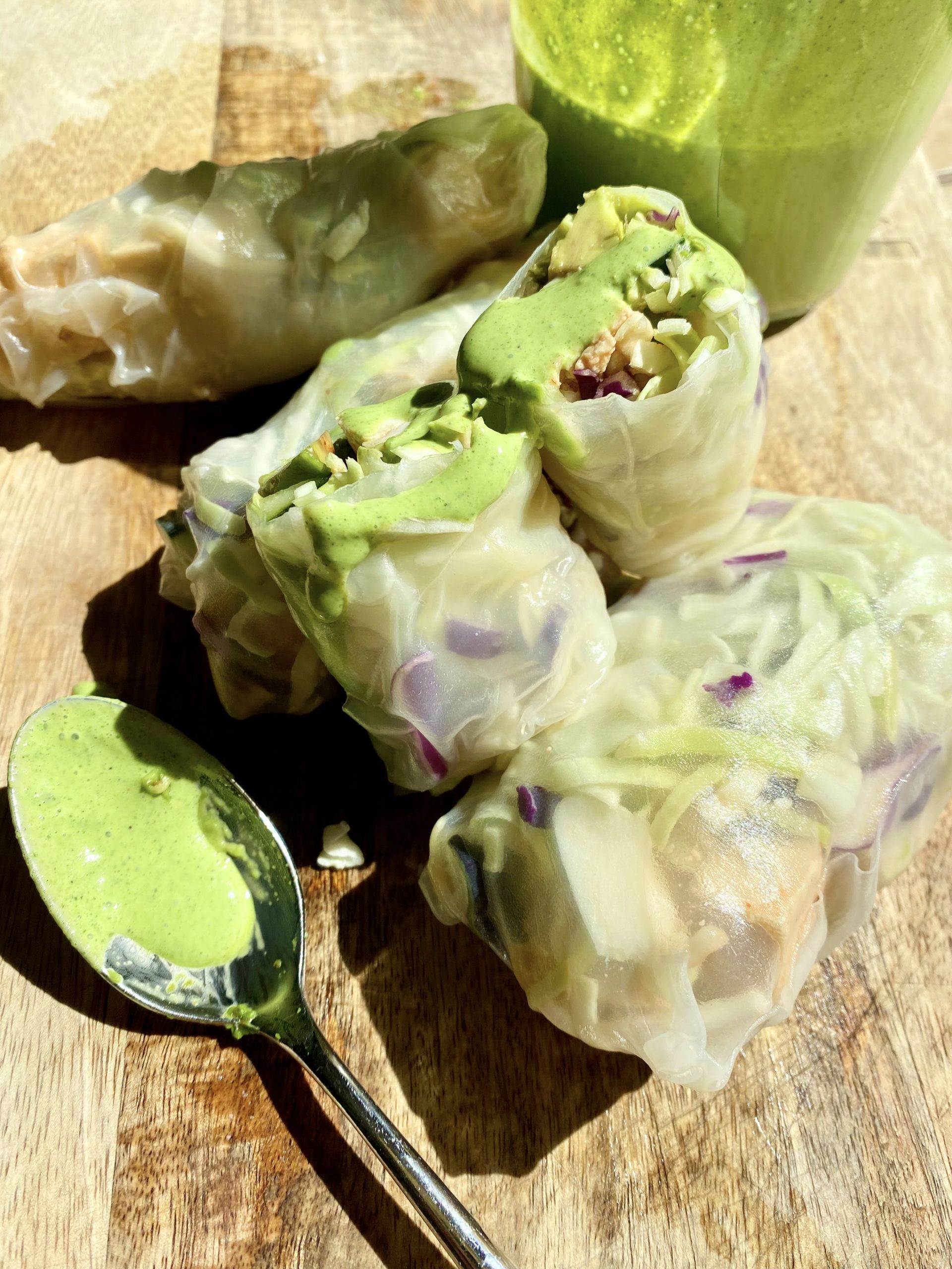 Quick Lunch Recipe! - How to make Summer Spring Rolls - Meggie Claire